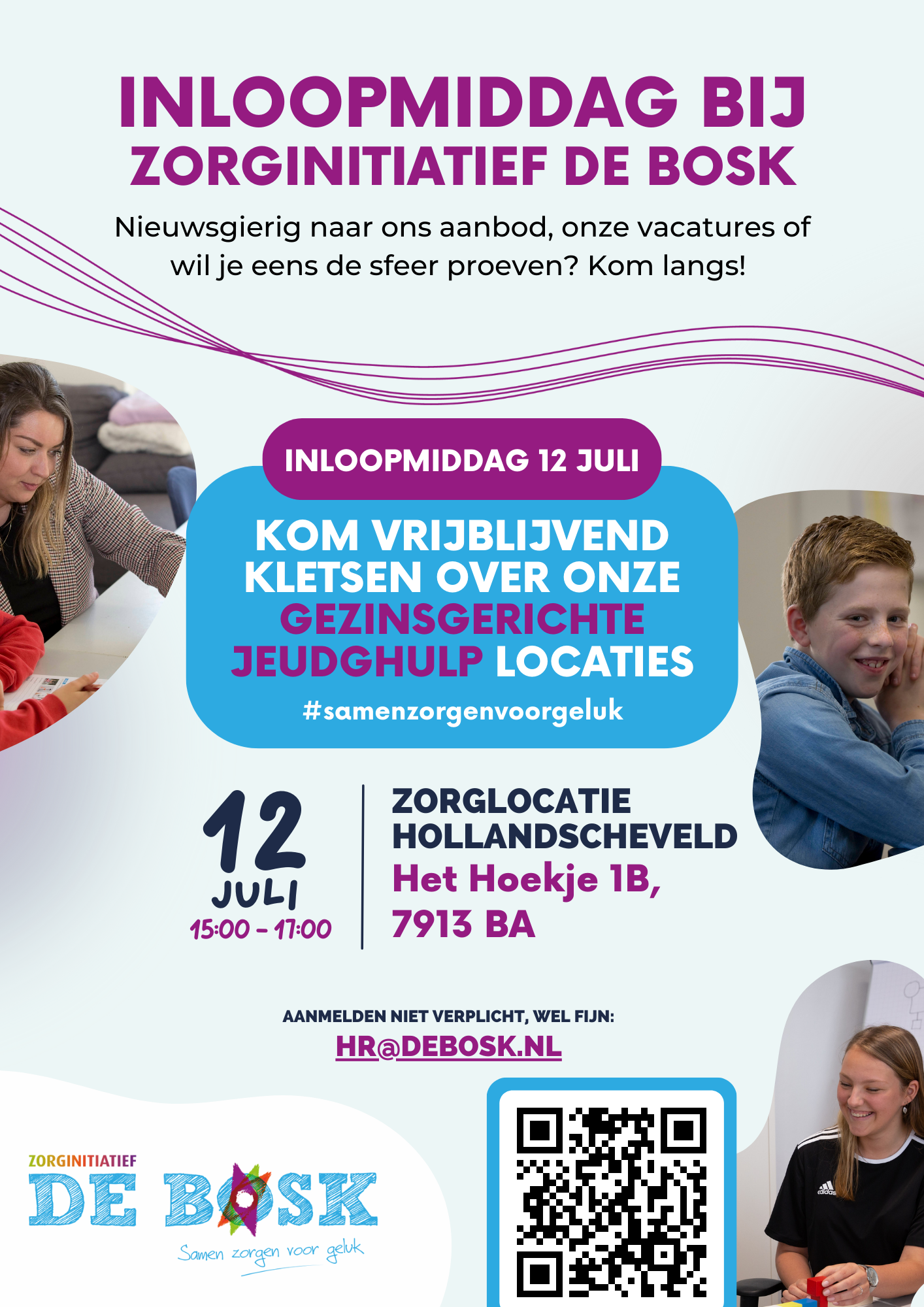 Inloopmiddag 12 juli in Hollandscheveld! - De Bosk